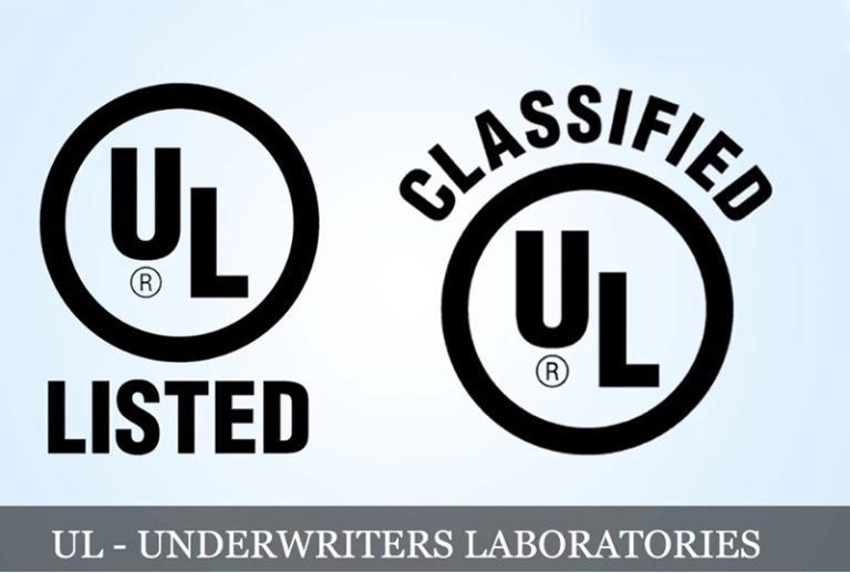 Tiêu chuẩn UL là gì? 3 cấp độ Listed, Recognized, Classified